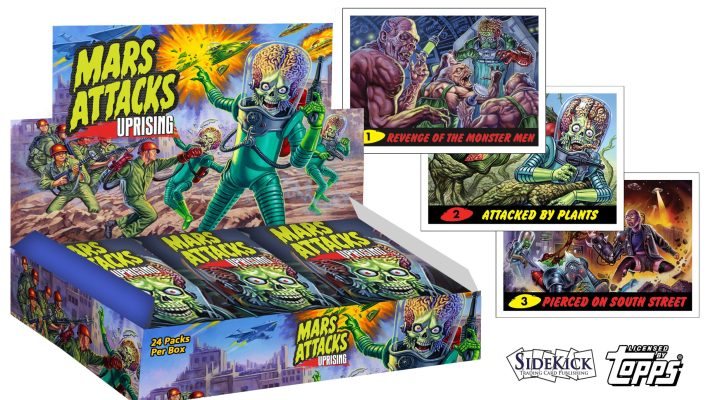 Topps’ New Licensed MARS ATTACKS Card Set From SideKick Lab Funds On ...